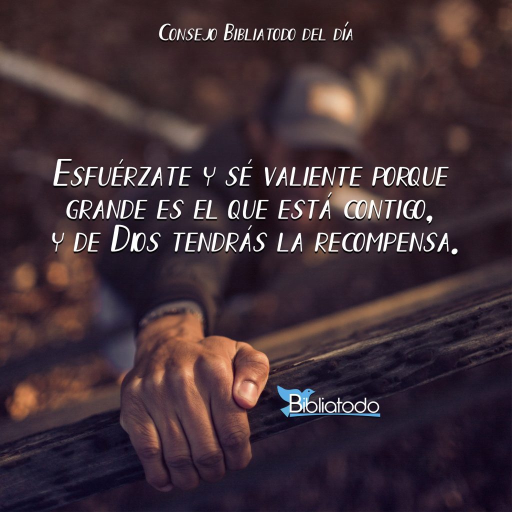 El poderoso mensaje del texto bíblico de esfuerzate y se valiente: Encuentra fortaleza y valor ...