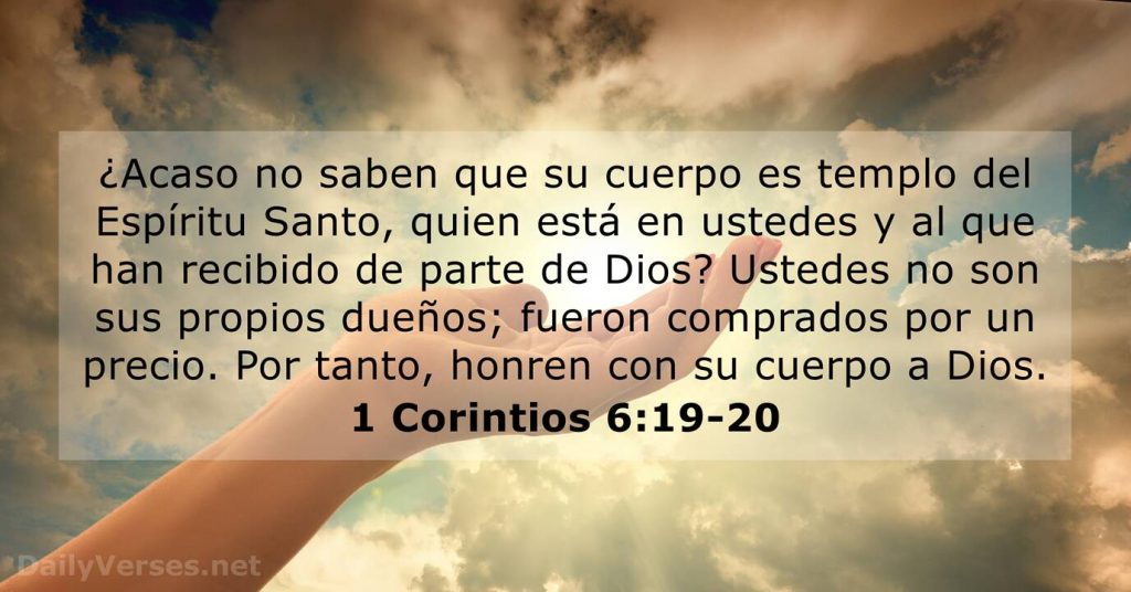 Nuestro cuerpo, templo sagrado donde habita Dios: Un análisis del texto ...
